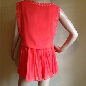 Moon Collection | Dresses | Moon Collection Coral Beaded Dress | Poshmark